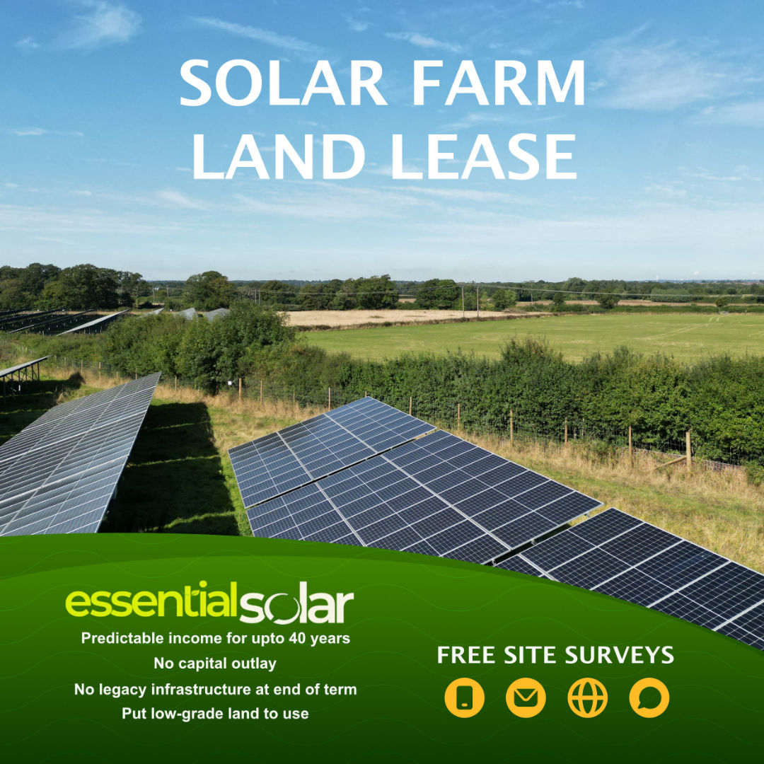 Solar Farm Land Lease for landowners and farmers